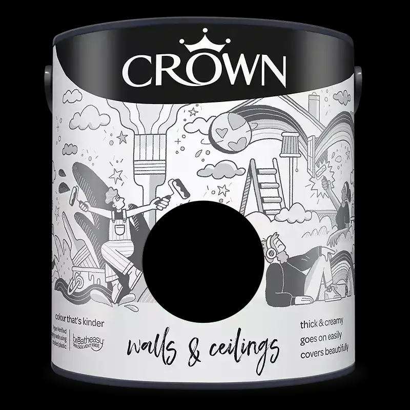 Crown Breatheasy Matt Emulsion Paint | For Walls and Ceilings