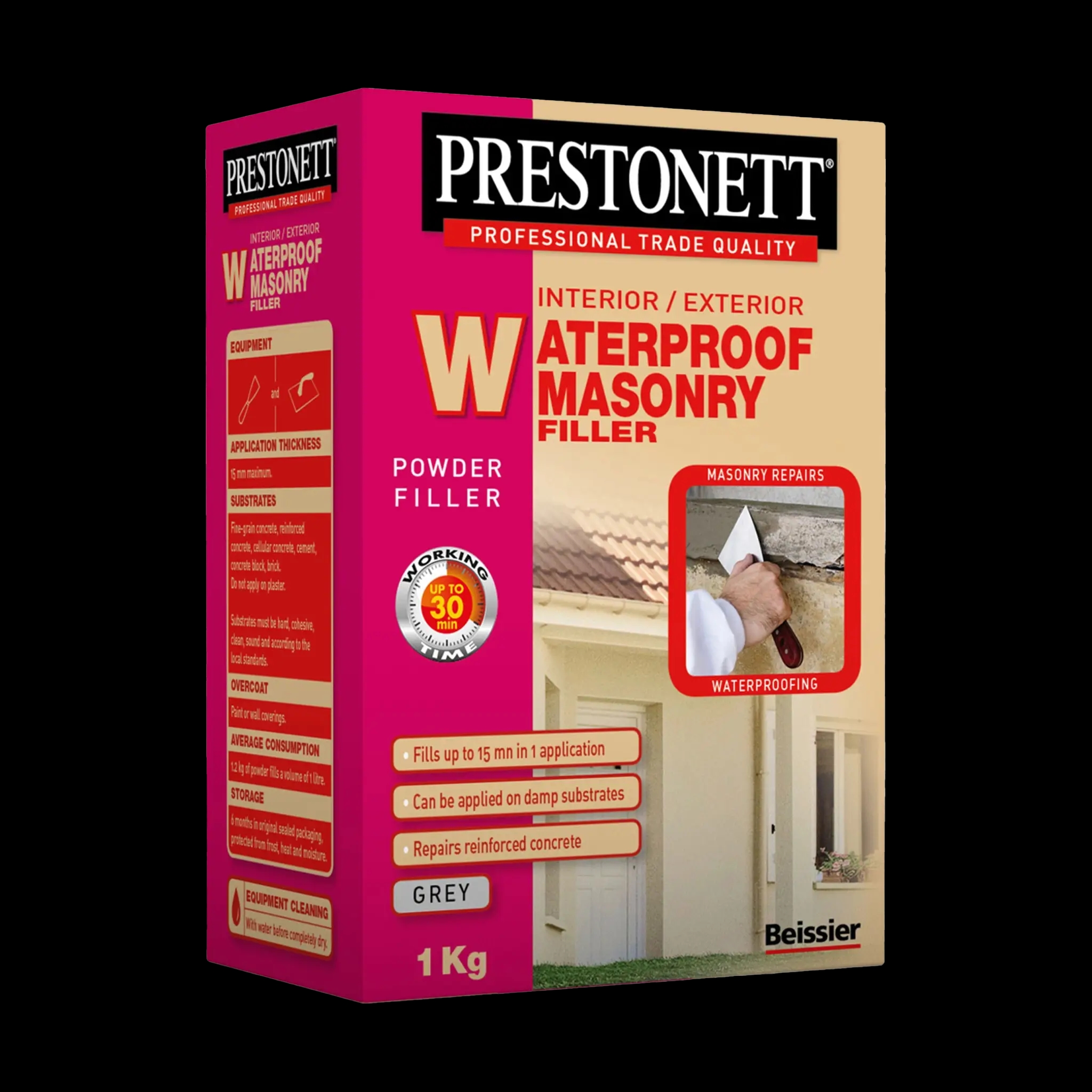 Prestonett Waterproof Masonry Filler | A Multi Surface Filler for ...