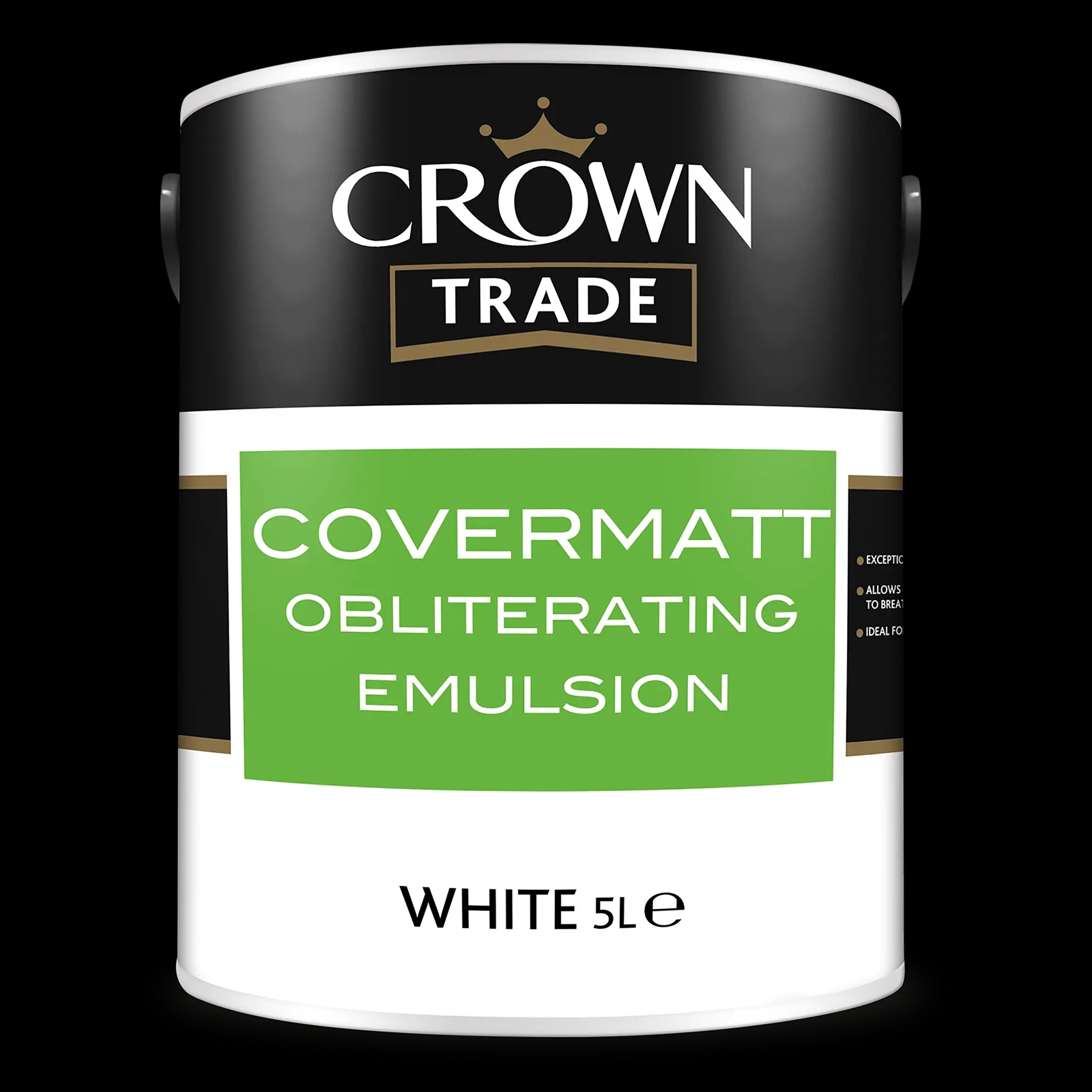 Crown Trade Covermatt Obliterating Emulsion | Excellent Opacity