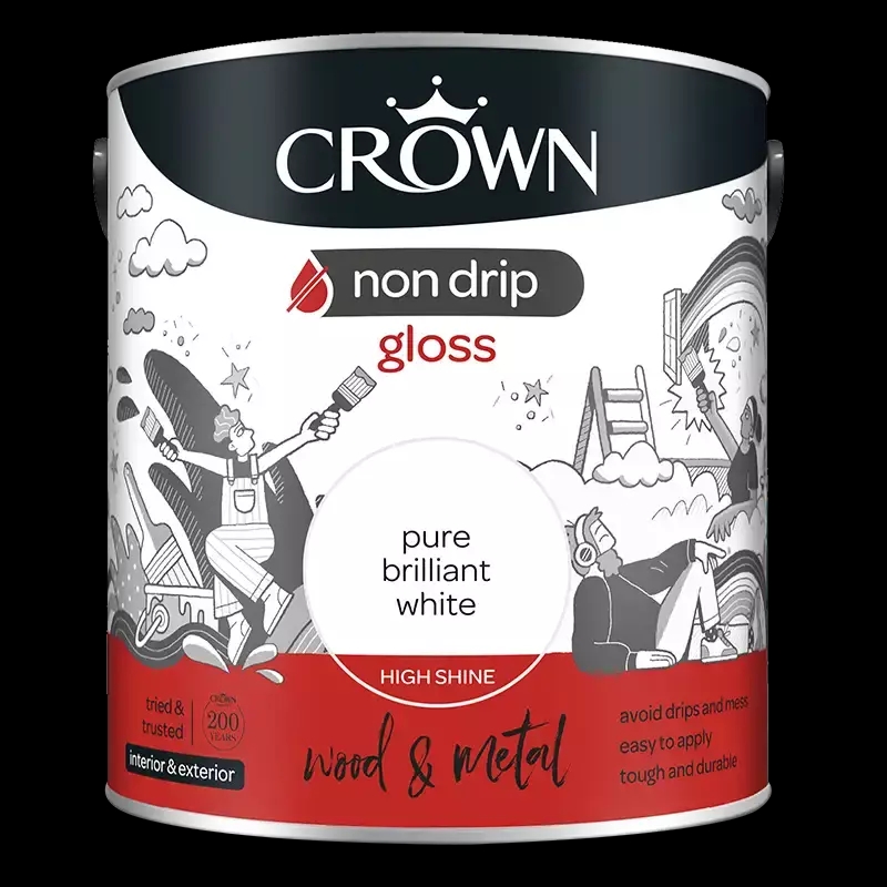 Crown Non Drip Gloss Paint