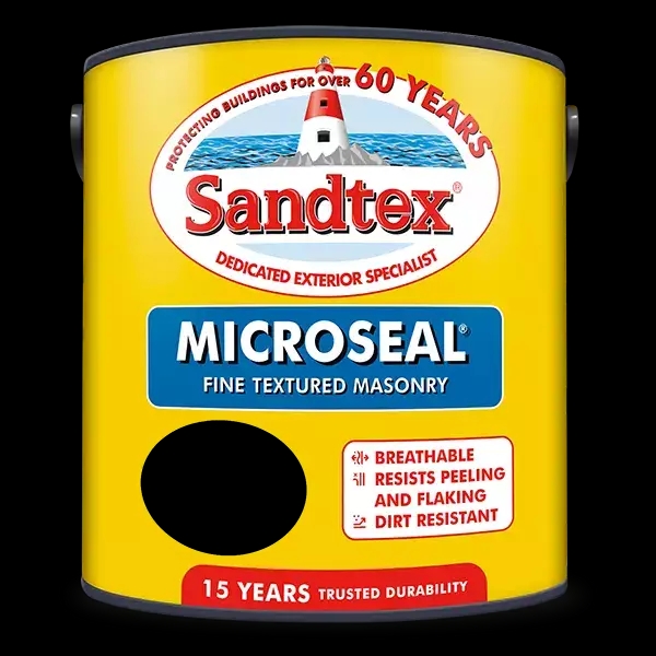 Sandtex Microseal Textured Masonry Paint | 15 Years Protection